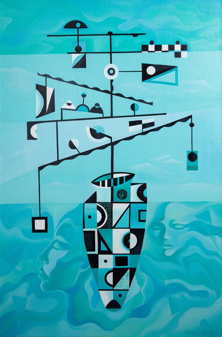 Equilibrium Painting by Dasha Art | Saatchi Art