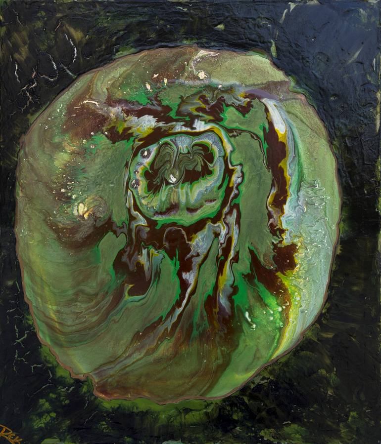 Jasper Painting by Rana Khatib Thomas | Saatchi Art