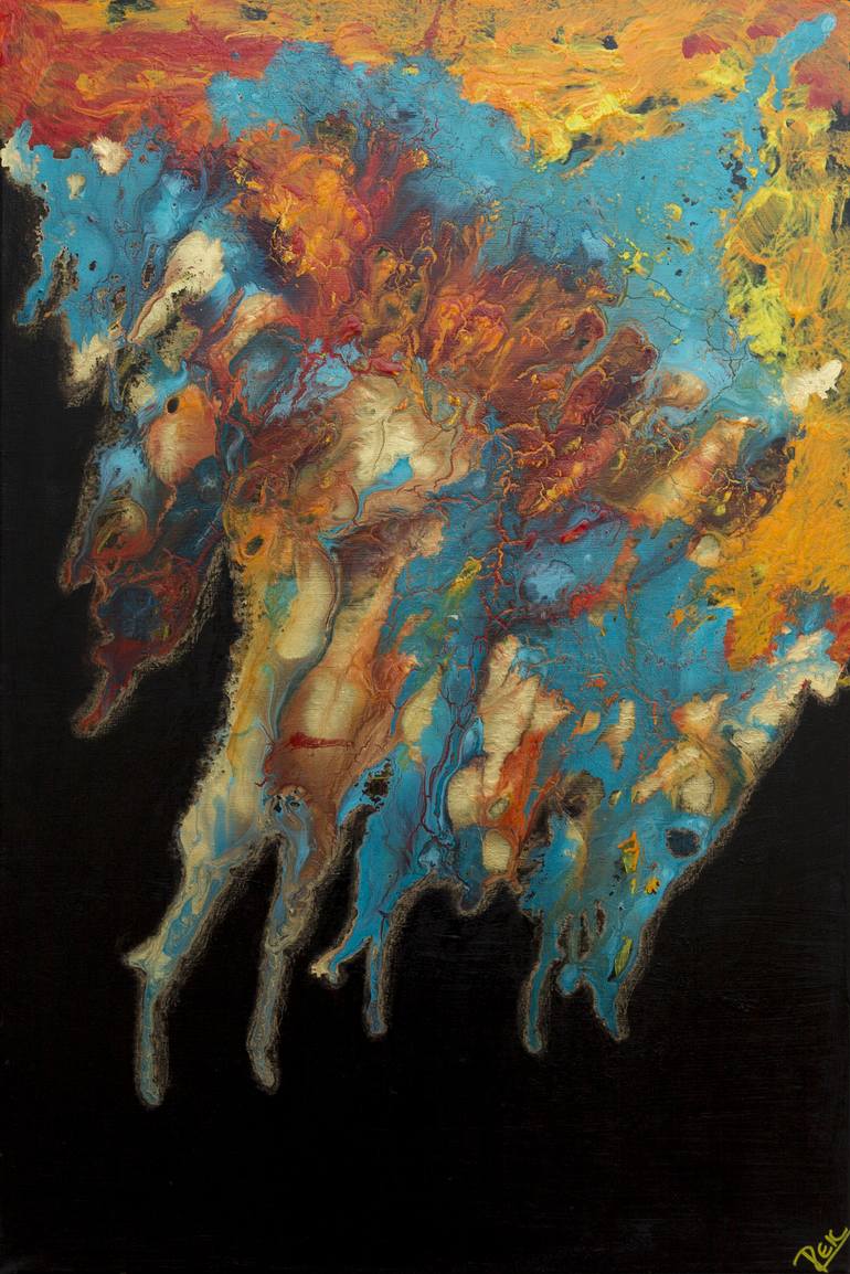 Awash in Color Painting by Rana Khatib Thomas | Saatchi Art