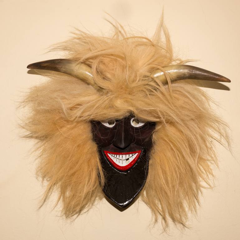 Traditional buso mask #10 Sculpture by Thebuso Store | Saatchi Art