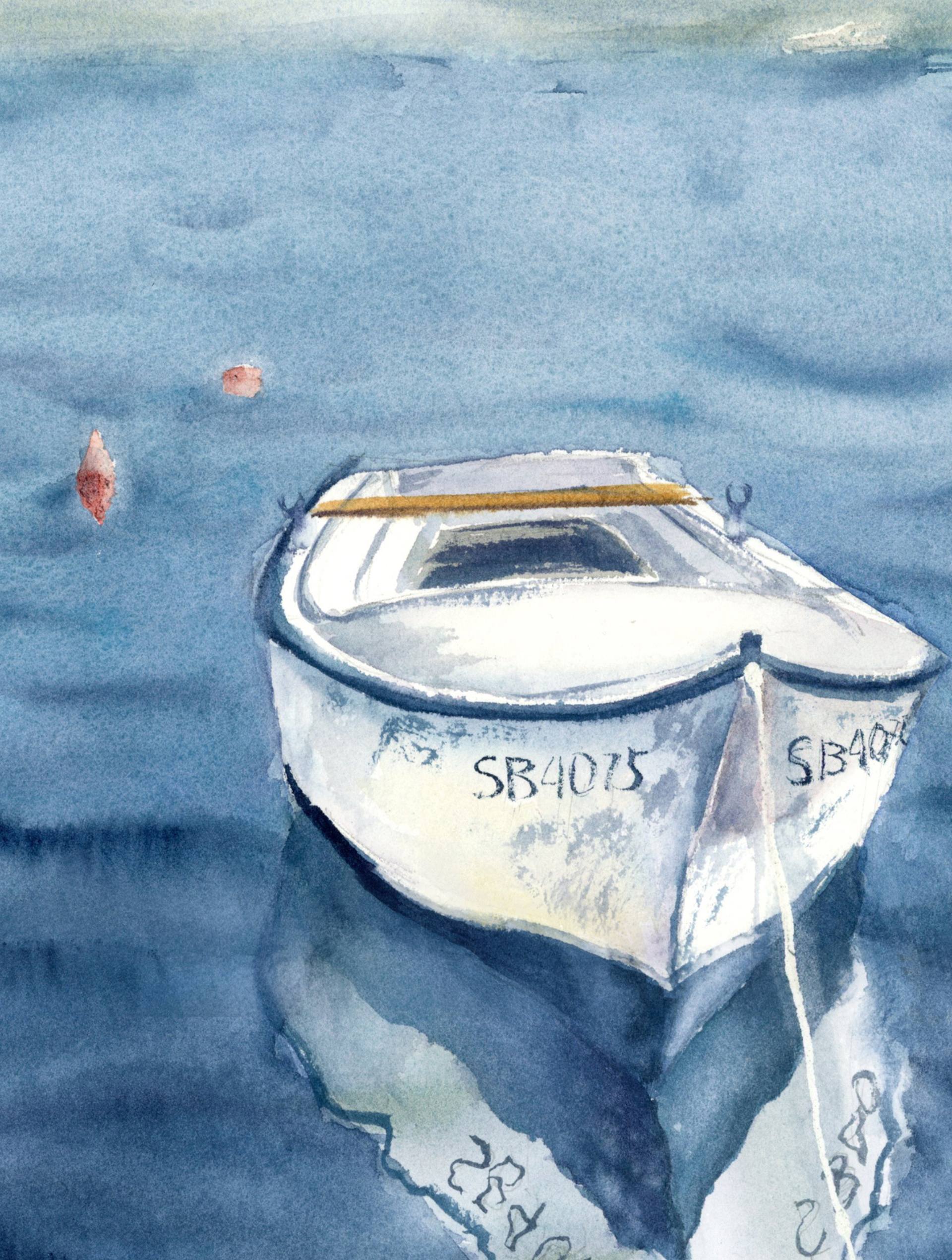 Small Watercolor Paintings Of Boats