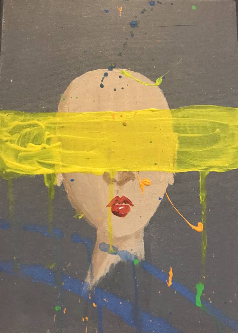 Lost identity Painting by Afra Faris | Saatchi Art