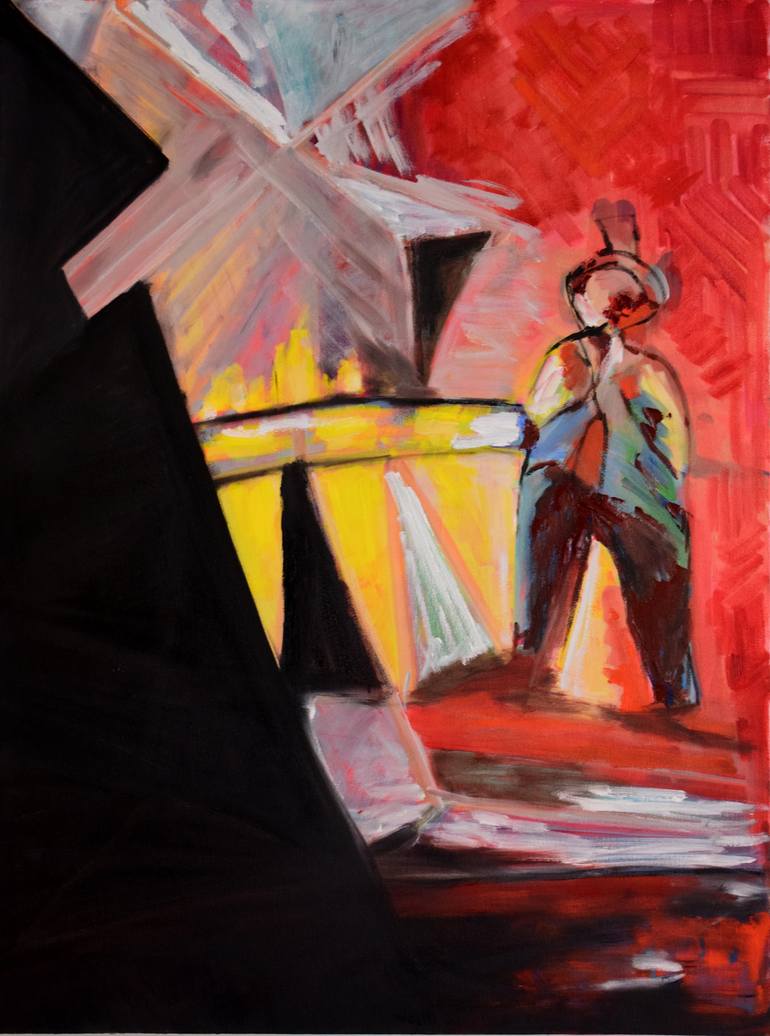 Circus Envy Painting by Keren goresh Freedman | Saatchi Art