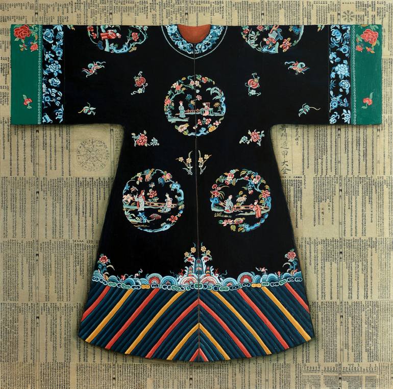 women wear - Gorgeous Robe Painting by Zhaohui Yang | Saatchi Art