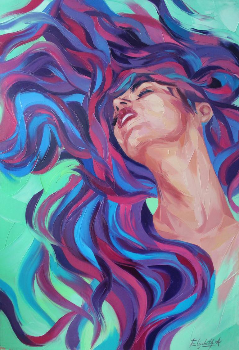 Extasis Painting by Elizabeth Albert | Saatchi Art