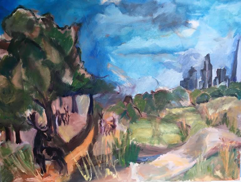 Richmond Park Painting by Gemma Gates | Saatchi Art