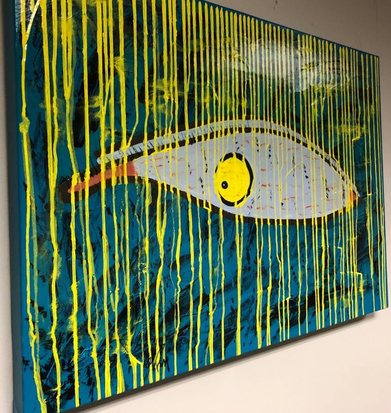 Serie; Ojos turquesas Painting by Bob Rispoli | Saatchi Art