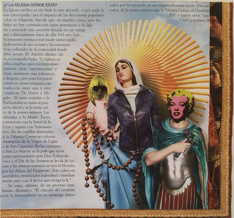 Glamorous faith Collage by Carlos Schongut | Saatchi Art