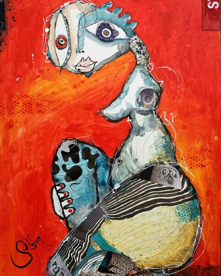 Princess Painting by Stefan DIMOVSKI | Saatchi Art