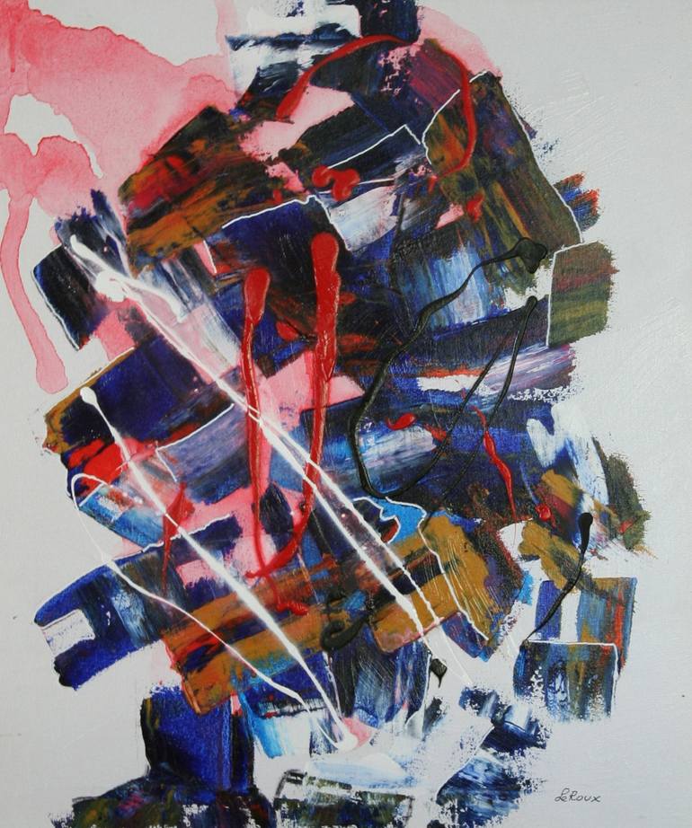 construction site Painting by Maria Le Roux Munante | Saatchi Art