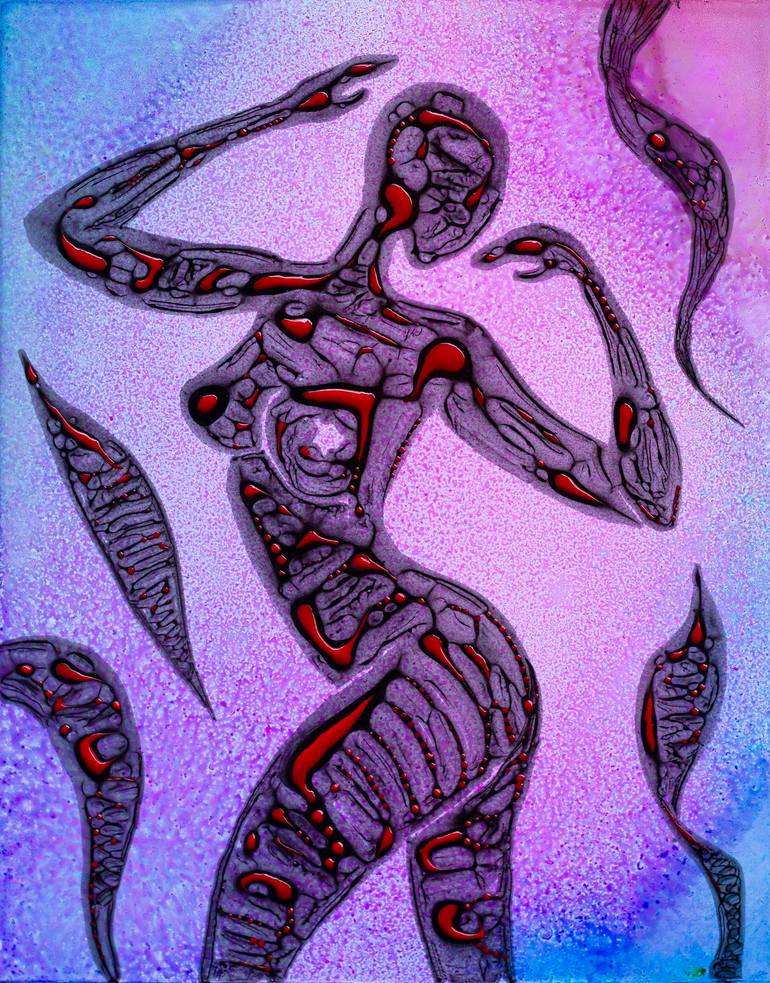 Fluid Dancer II Painting by Vlad Zabavskiy | Saatchi Art