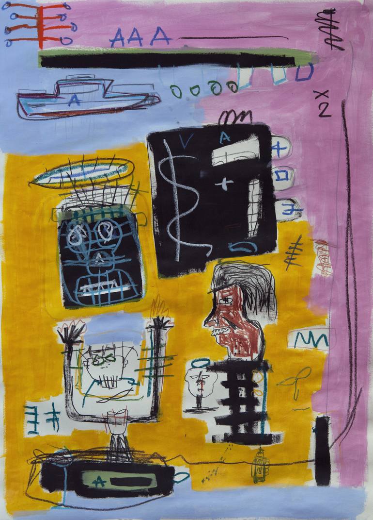 untitled Painting by Abes A Bade | Saatchi Art