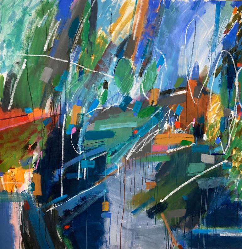 Dew Point Painting by Debbie Goldsmith | Saatchi Art Germany