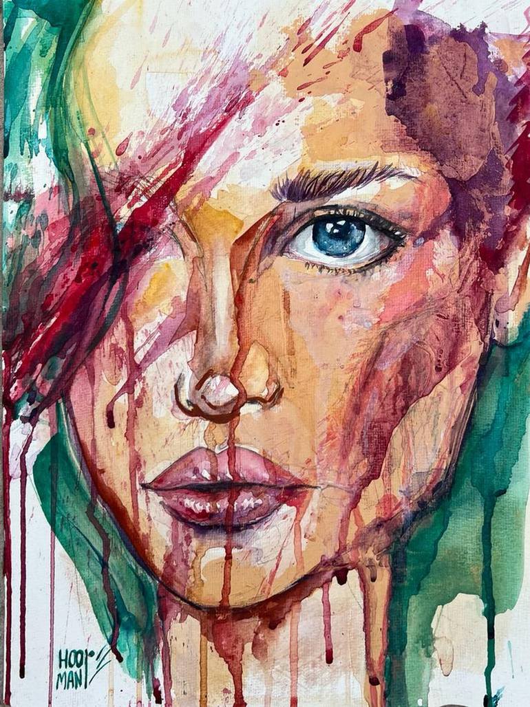 Determined Painting by Hooman Namdar | Saatchi Art