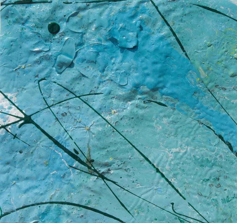 PPP: Light Blue Abstract 18 Painting by Barbara Stamegna | Saatchi Art