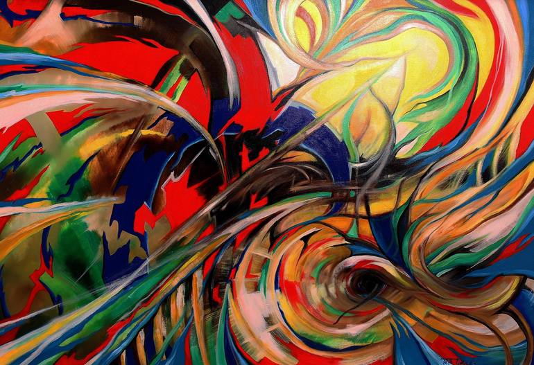 The endless whirls through Painting by Gabriel Toth | Saatchi Art