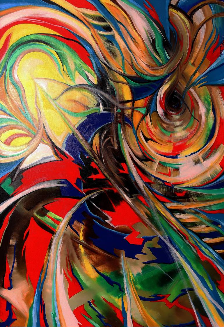 The endless whirls through Painting by Gabriel Toth | Saatchi Art