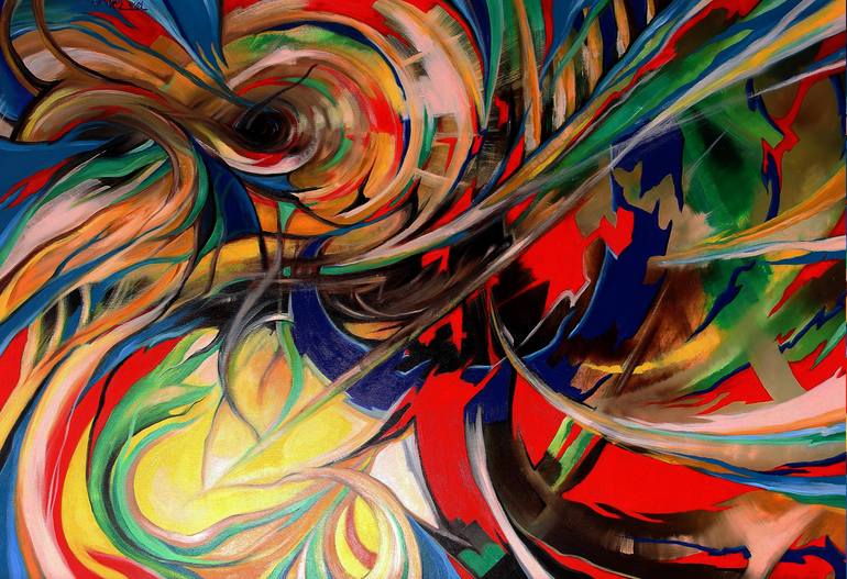The endless whirls through Painting by Gabriel Toth | Saatchi Art