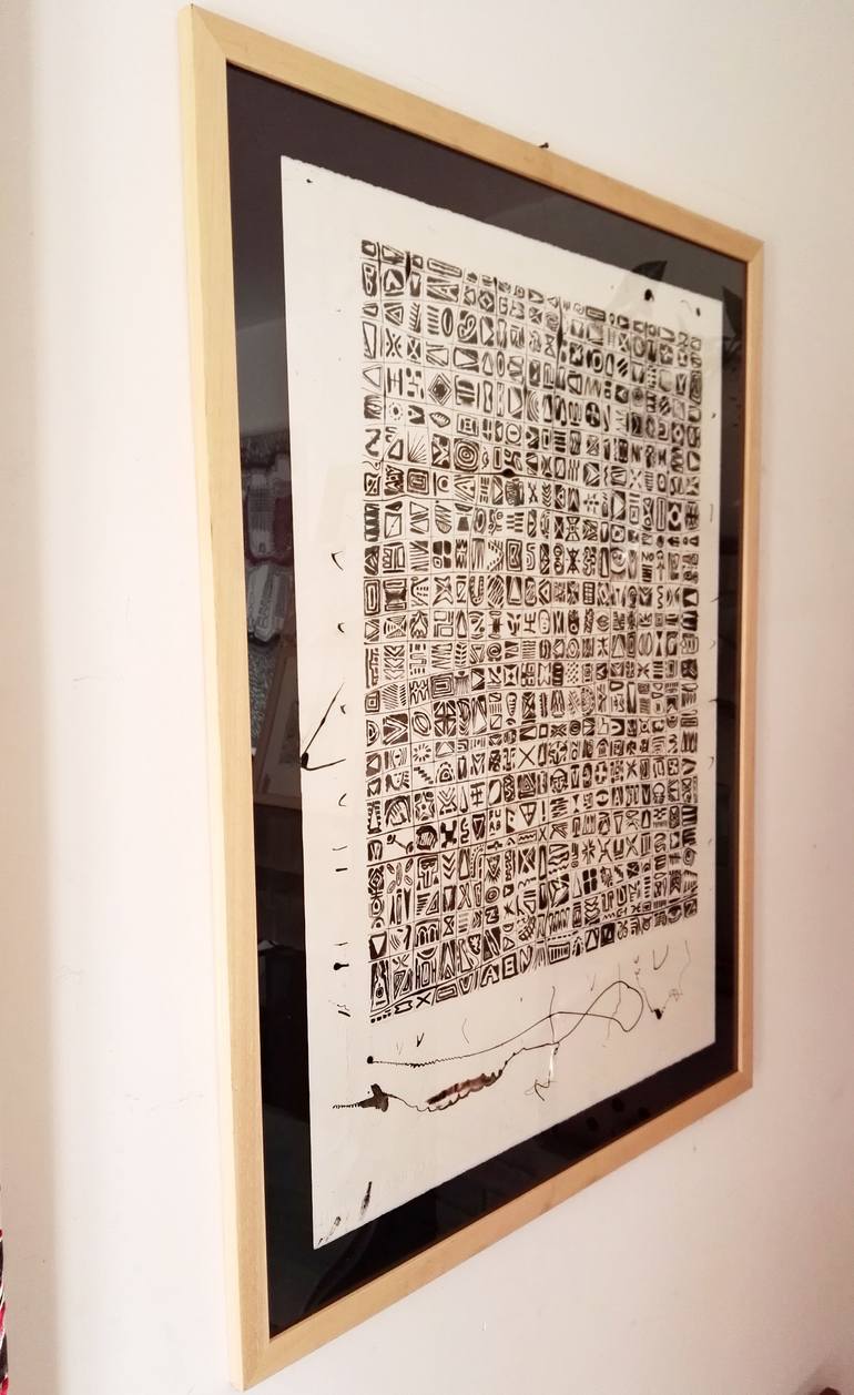 'Cryptography' Painting by Michele Omiccioli | Saatchi Art