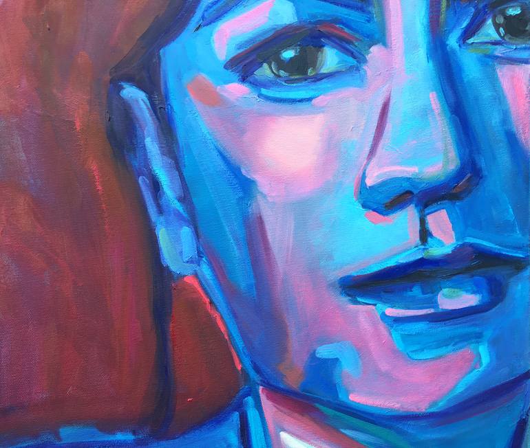 RELENTLESS - Contemporary extra large portrait of woman, Modern ...