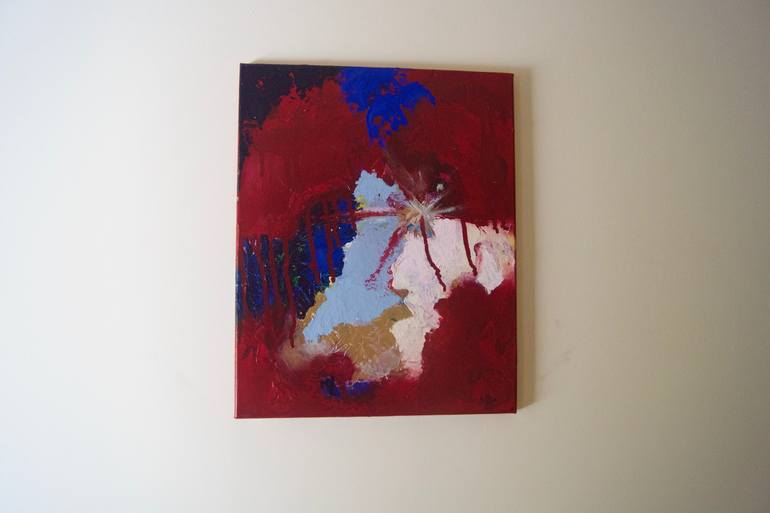 Flare in the Night Painting by Adelia Singleton | Saatchi Art