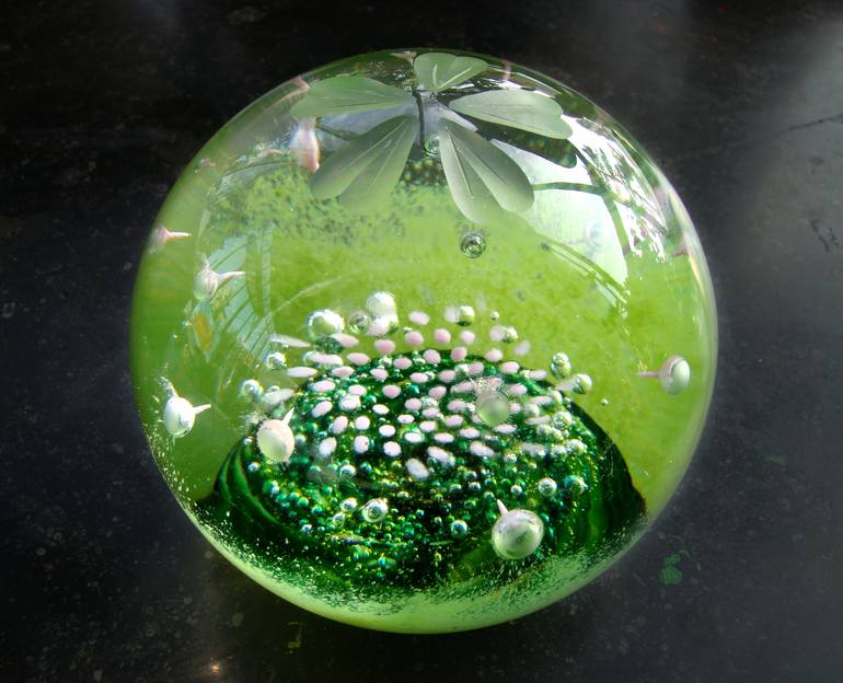 Spring Glass Sphere Sculpture by Sophie Labayle | Saatchi Art
