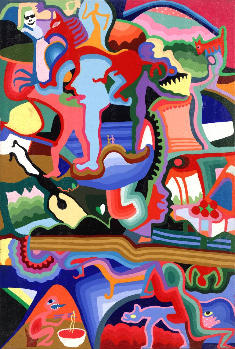 haibo Zhao : Life series 1 Painting by Artbrother ©️ | Saatchi Art