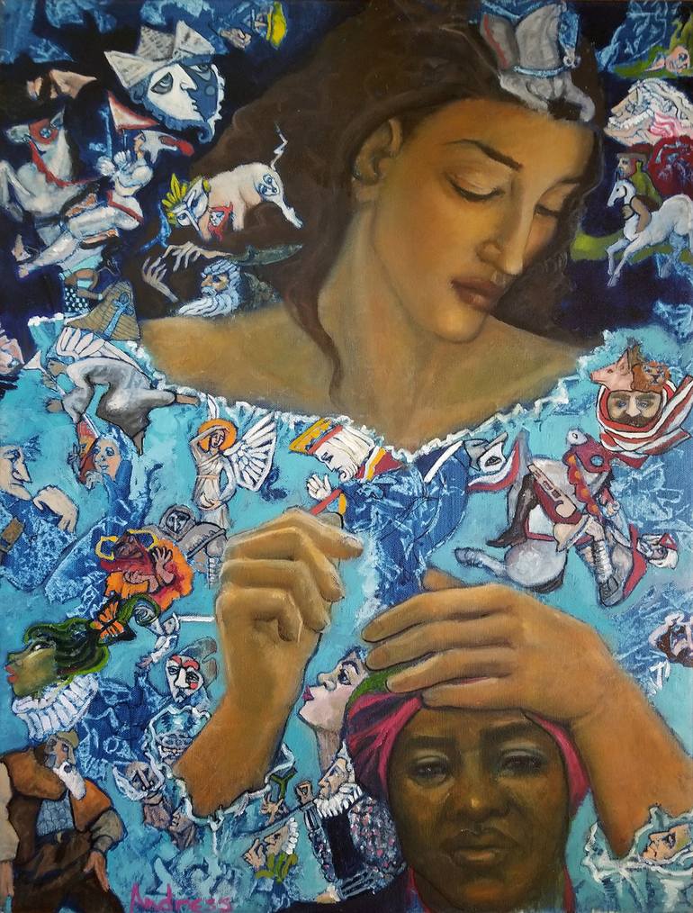 The Power of Women Painting by Emily Andress | Saatchi Art