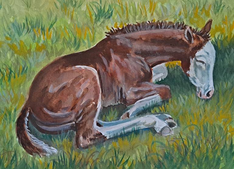 Paint Filly Painting by susan barackman | Saatchi Art