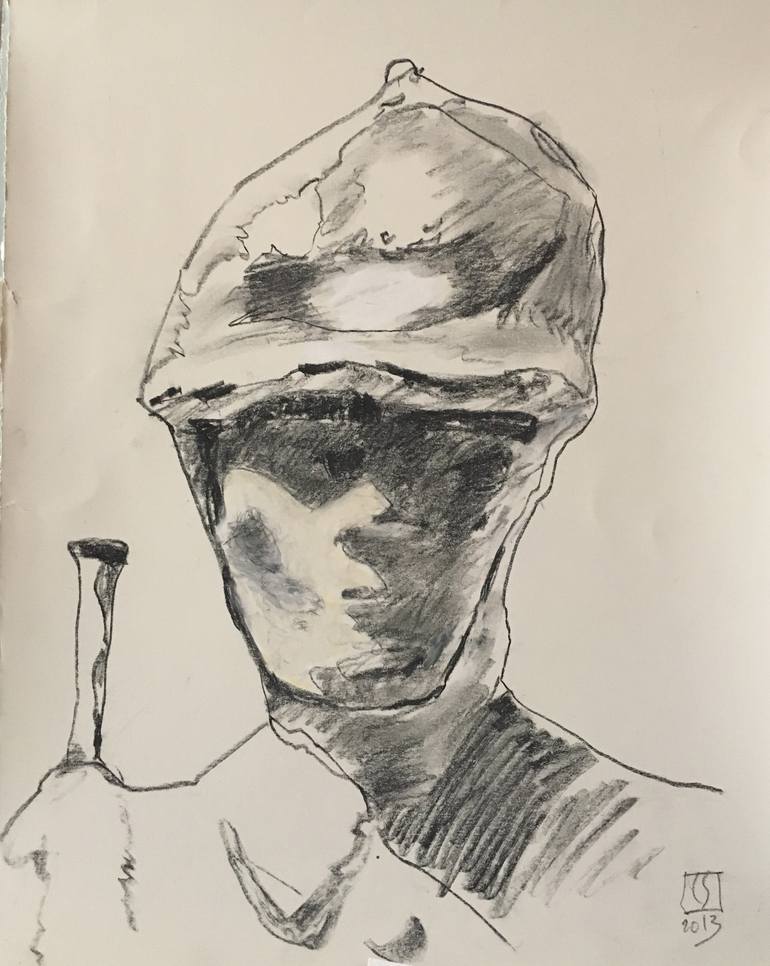 Toy Soldier #1 Drawing by charles swenson | Saatchi Art