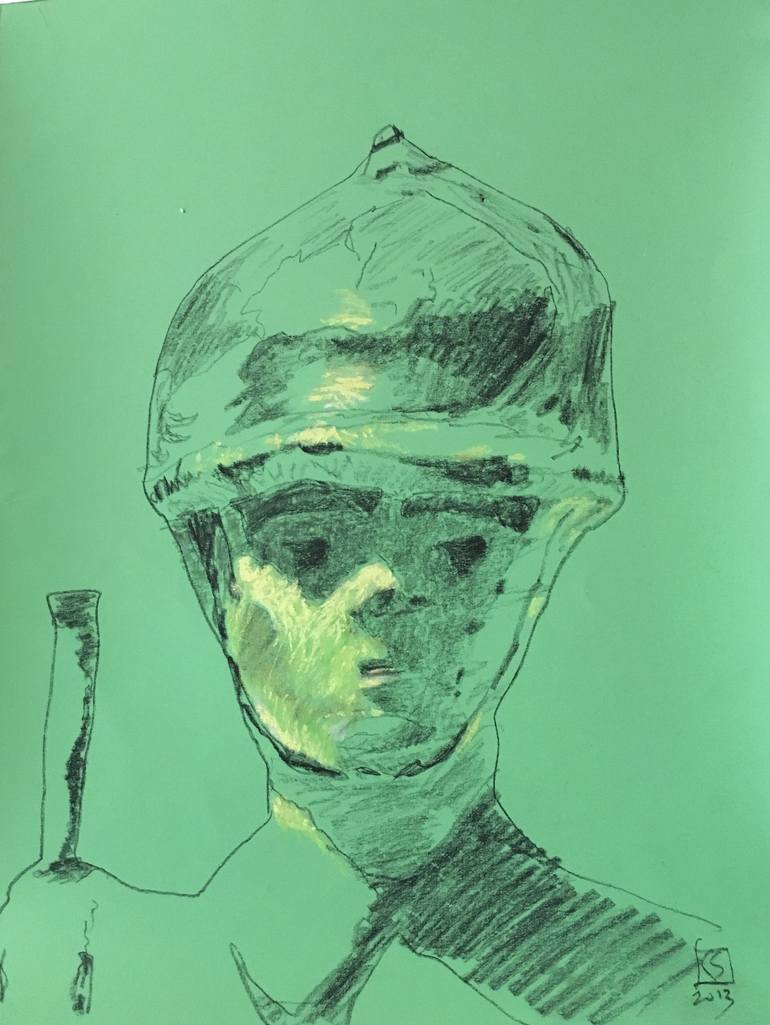 Toy Soldier #1 Drawing by charles swenson | Saatchi Art