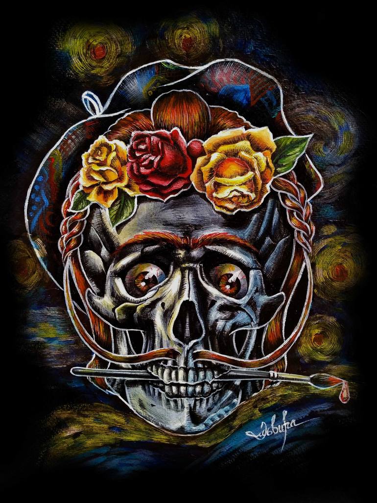 Ad Lucem Tattoos ART NEVER DIES Painting By Eve Art | Saatchi Art