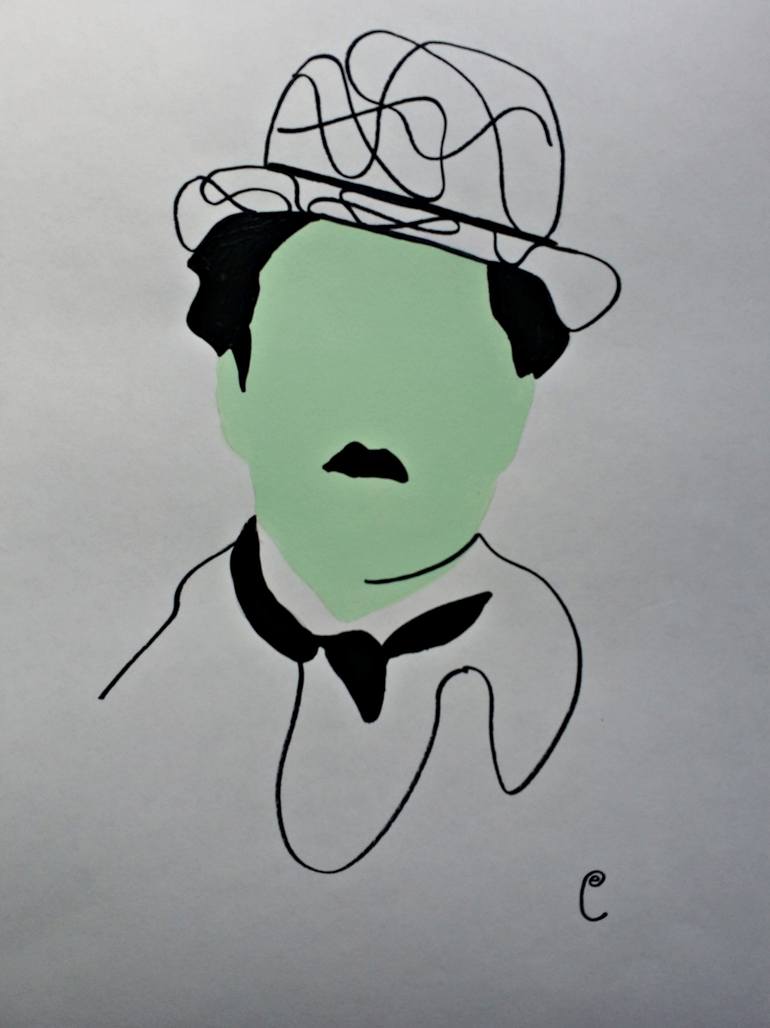 22. Identity Charles Caplin Painting by Eva Cabrera | Saatchi Art