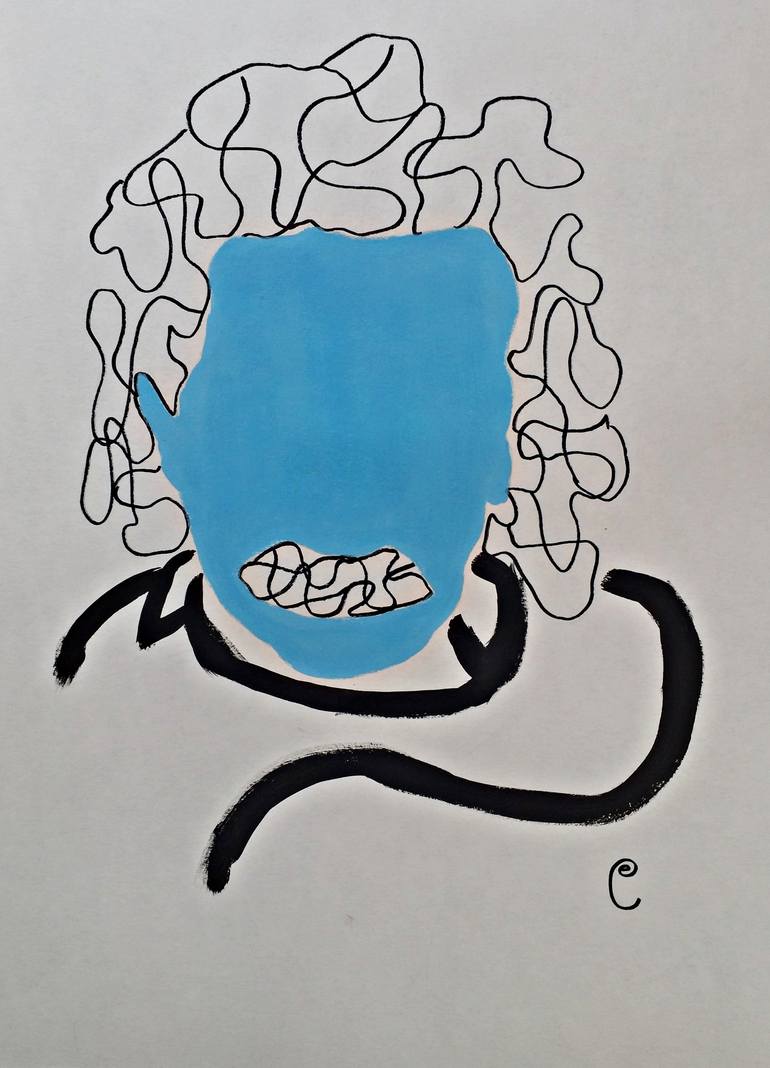 40. Einstein Painting by Eva Cabrera | Saatchi Art