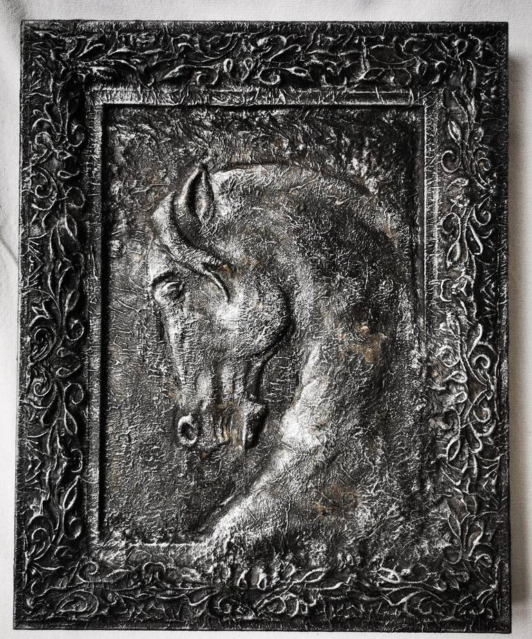 Horse Mixed Media by Ljiljana Palfi | Saatchi Art