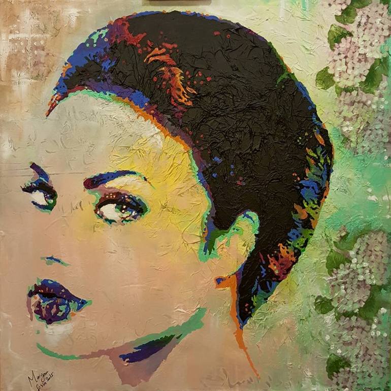 first sight Painting by Maryam Alshamlawi | Saatchi Art