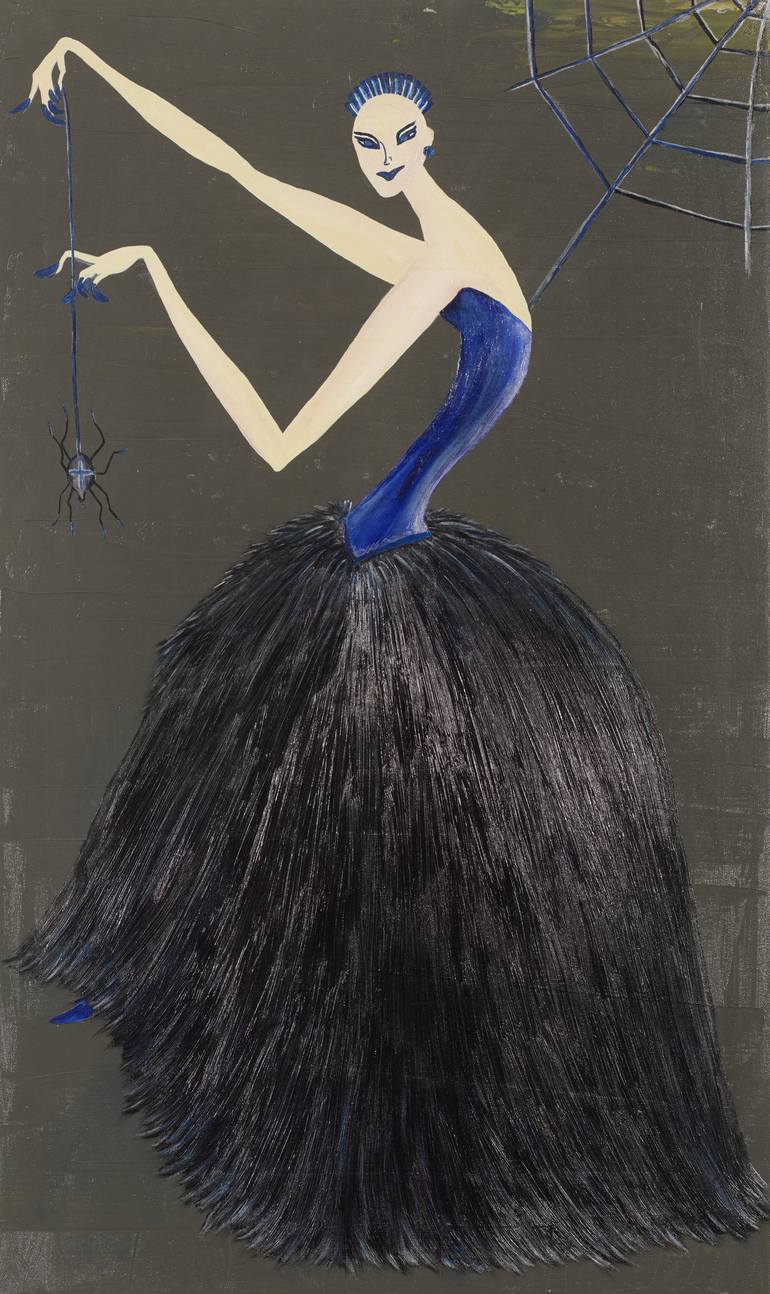 Spider-Ballerina Painting by Svetlana Aleksandrovna | Saatchi Art