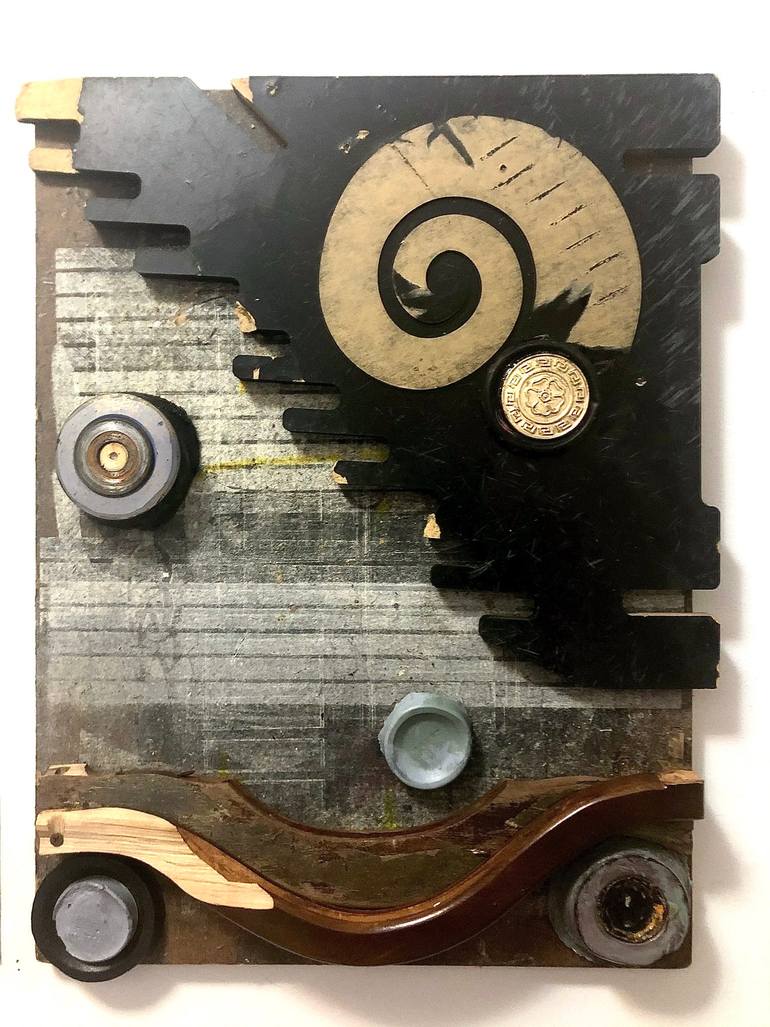 In Orbit Collage by Jennifer Slavin Harris | Saatchi Art