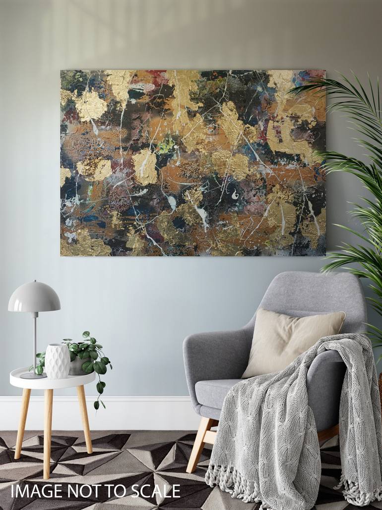 DOWNTOWN - ACRYLIC ARTWORK ON CANVAS - THE OLD ARCHITECTURE COLLECTION ...