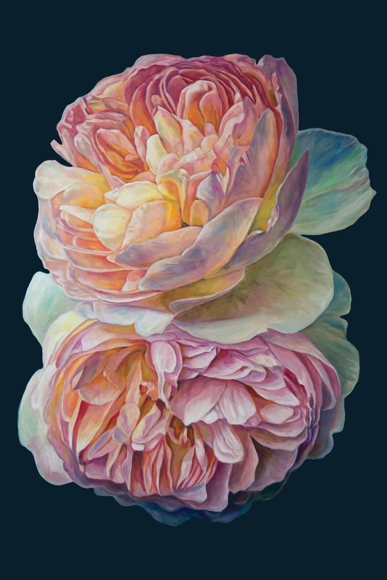 Where flowers bloom, so does hope Painting by Alex Ebdon | Saatchi Art