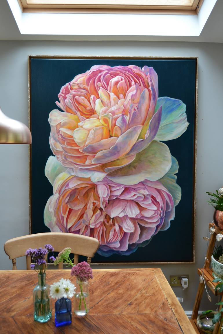 Where flowers bloom, so does hope Painting by Alex Ebdon | Saatchi Art