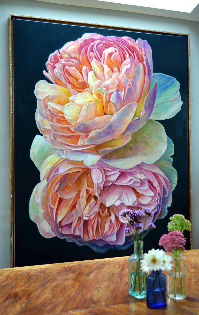 Where flowers bloom, so does hope Painting by Alex Ebdon | Saatchi Art