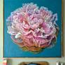 Wilde Peony Painting by Alex Ebdon | Saatchi Art