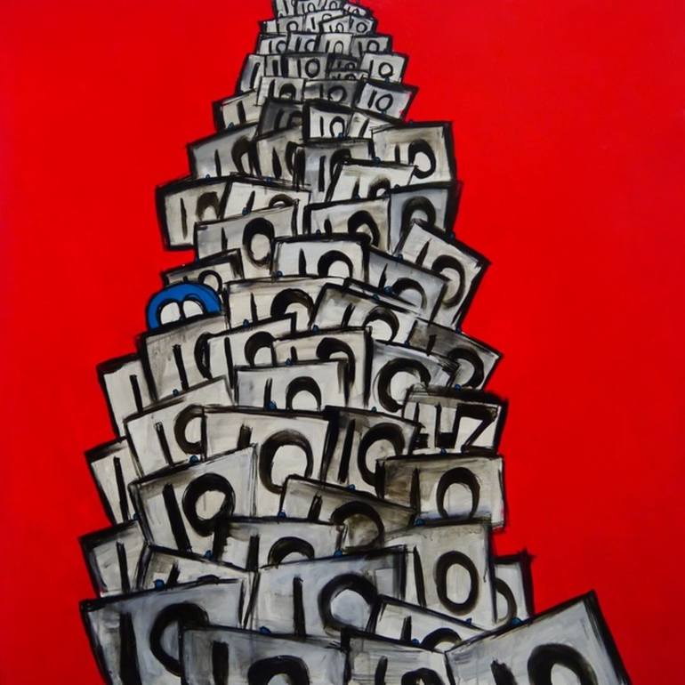 I DO NOT HEAR Painting by Marco Luzzi | Saatchi Art