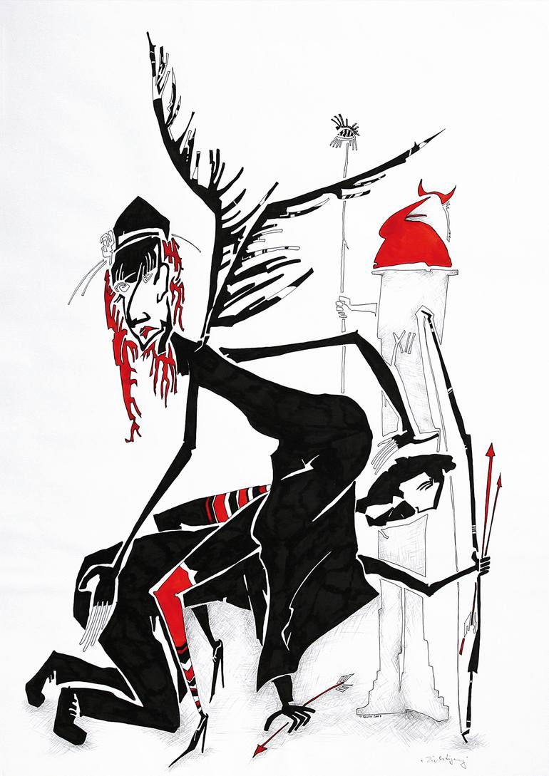 ZÜCHTIGUNG / Chastisement Painting by Torsten Russ | Saatchi Art