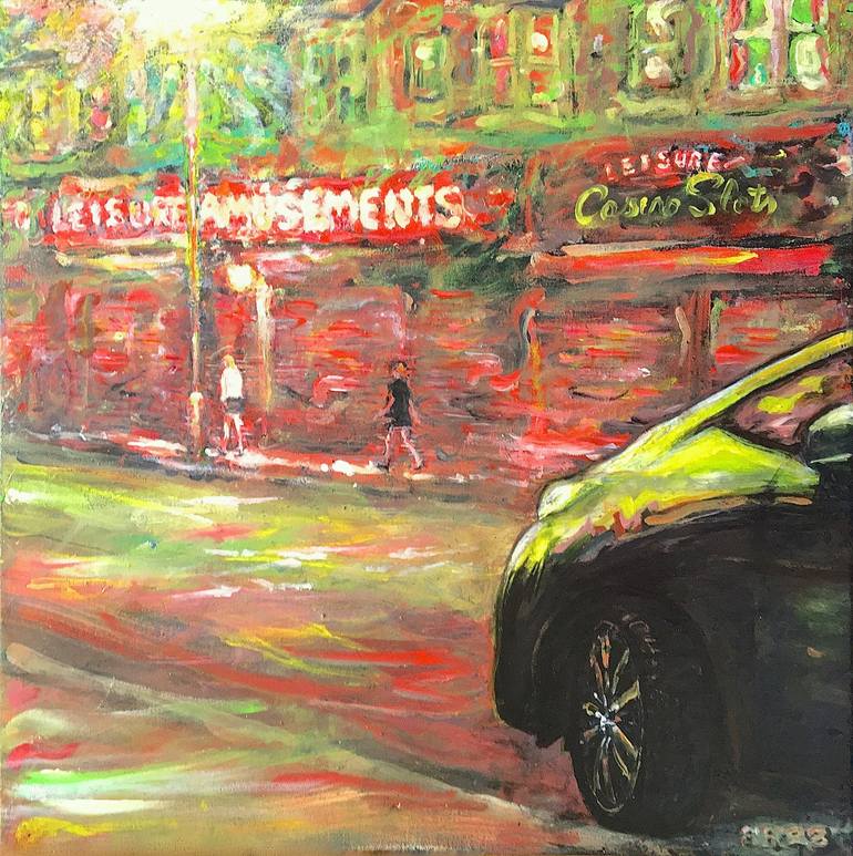 Leisure Amusements Painting by Simon Hopkinson | Saatchi Art