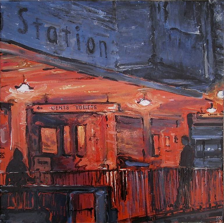 Gents Painting by Simon Hopkinson | Saatchi Art