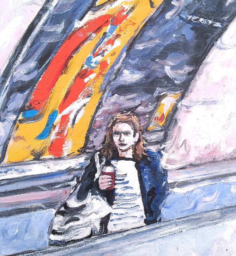 Strangers Painting by Simon Hopkinson | Saatchi Art