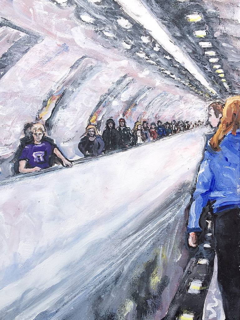 Strangers Painting by Simon Hopkinson | Saatchi Art