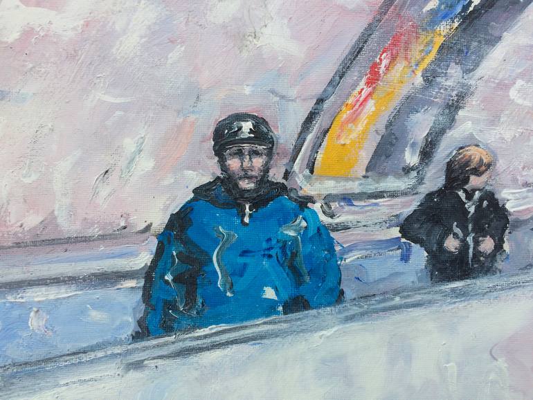 Strangers Painting by Simon Hopkinson | Saatchi Art